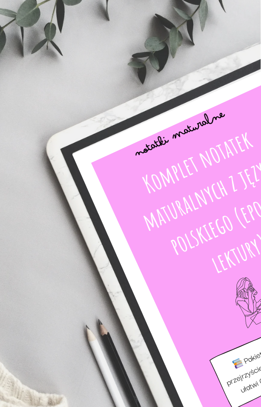 Komplet- notatki maturalne- język polski- maturasiada